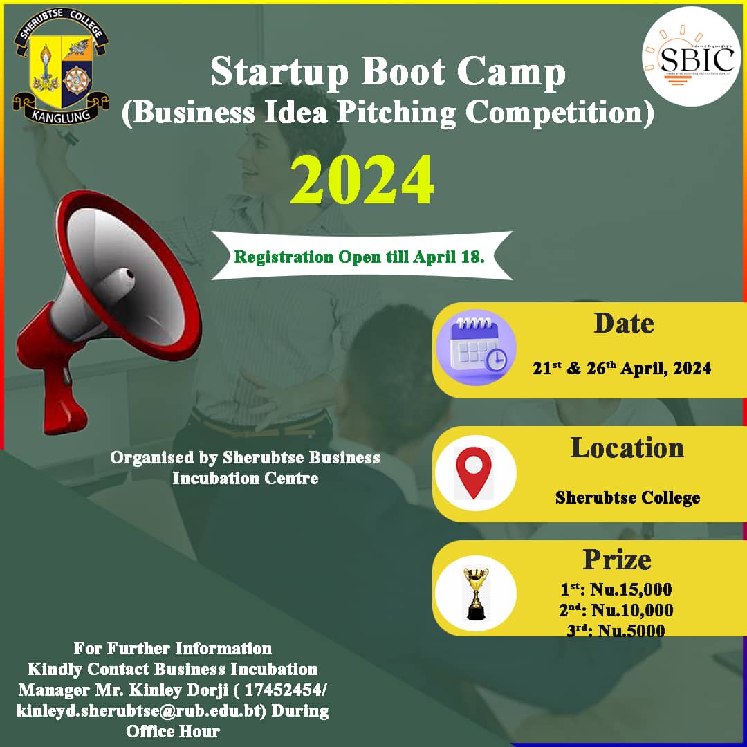 Sherubtse Business Incubation Centre – Sherubtse College